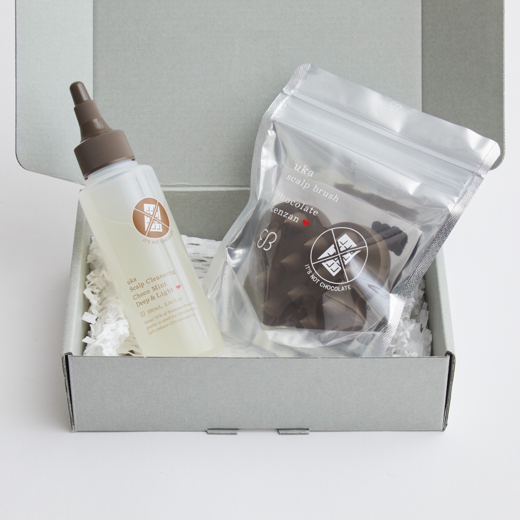バレンタインにチョコ色のスカルプケアギフト uka／ウカ「uka chocolate box for scalp care」